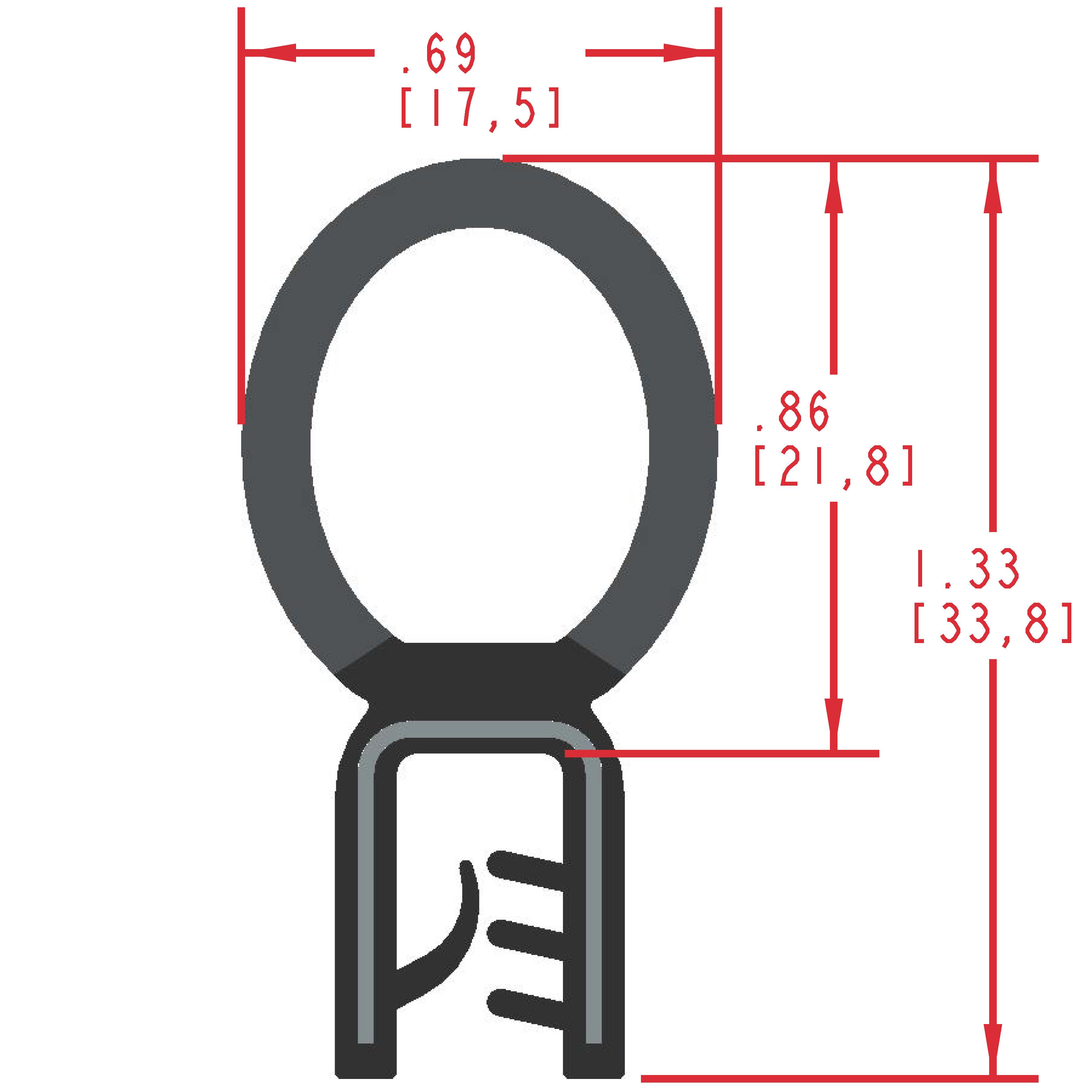 Top Bulb Rubber Seals | Ebco, Inc | 847-531-9500