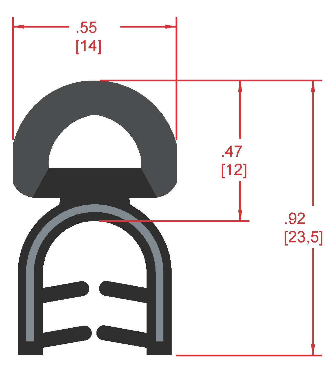 Top Bulb Rubber Seals | Ebco, Inc | 847-531-9500