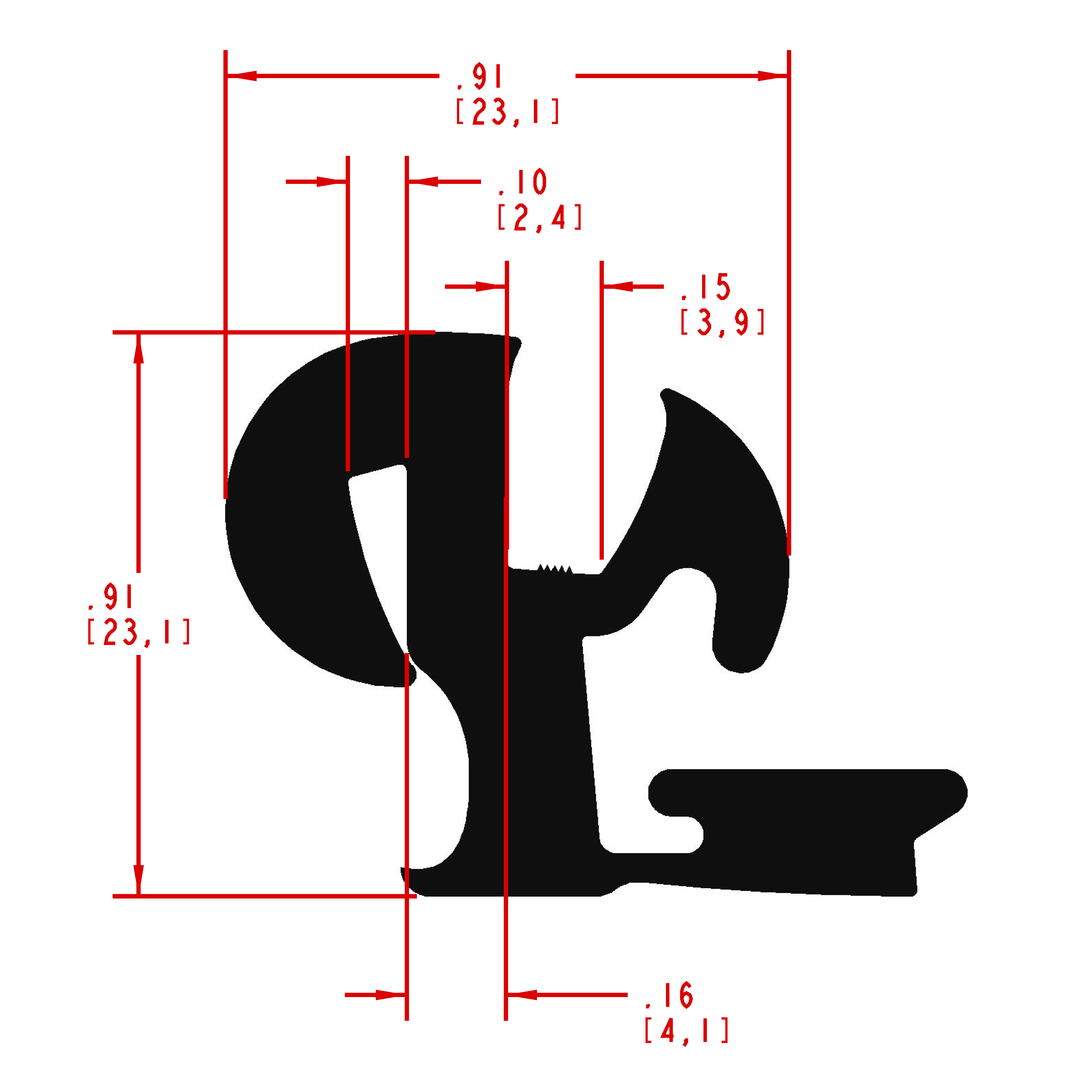 Window Rubber Seals | Ebco, Inc | Toll Free: (844) 300-3218